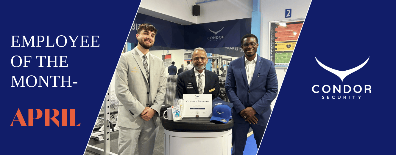 Condor Security Employee Of The Month And Heroism Award – April 2025